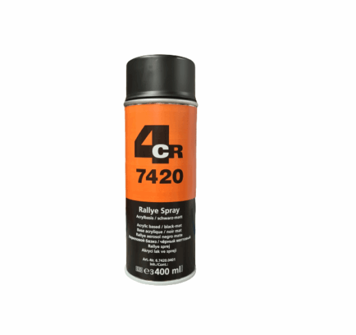 4CR Matt Black Paint, 400ml Aerosol - Spectra Paints