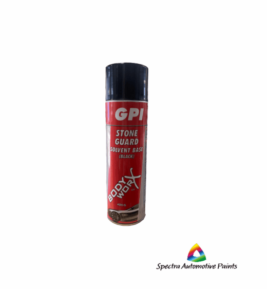 GPI Bodyworx Stone Guard Solvent Base Black 400g - Spectra Paints