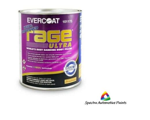 Evercoat Rage ULTRA Nikki/ Bog/ Filler For Panel Beaters, 3LT With ...