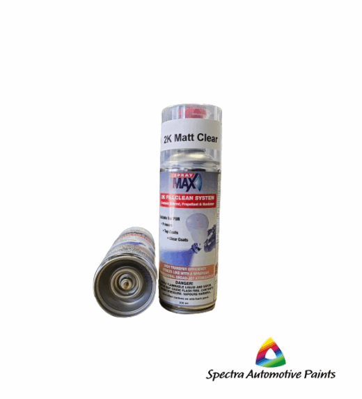 SprayMax 2K Matt Clear Touch Up Spray Aerosol - Spectra Paints