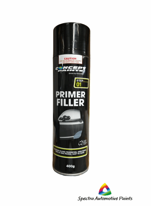 Concept Paints Primer Filler Aerosol, Spraycan 400g - Spectra Paints