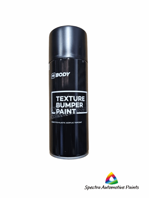 HB Body Texture Bumper Paint Black Aerosol 400ml - Spectra Paints