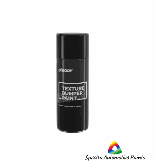 HB Body Texture Bumper Paint Black Aerosol 400ml - Spectra Paints
